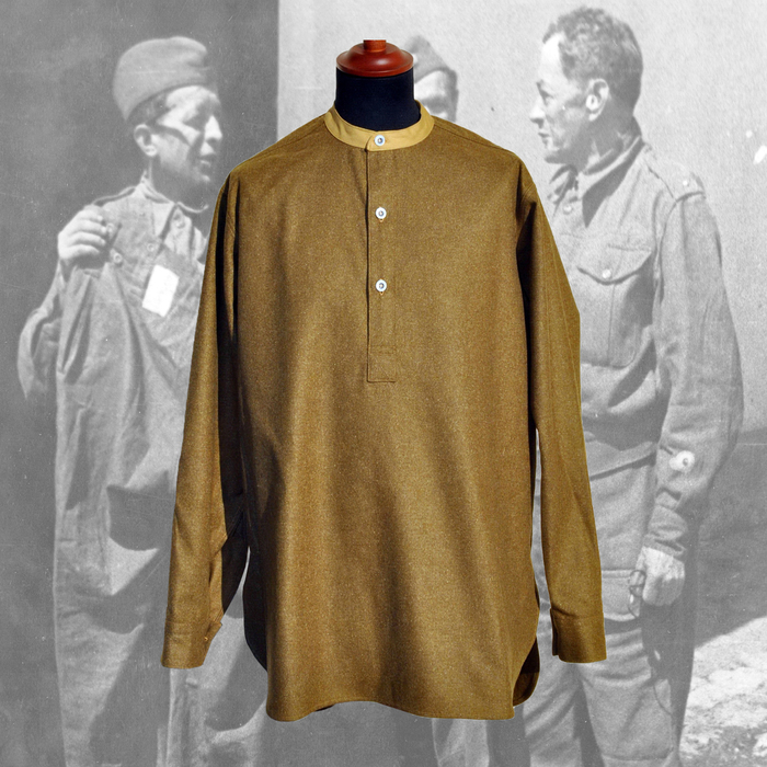British Collarless Shirt :: ETO UNIFORMS