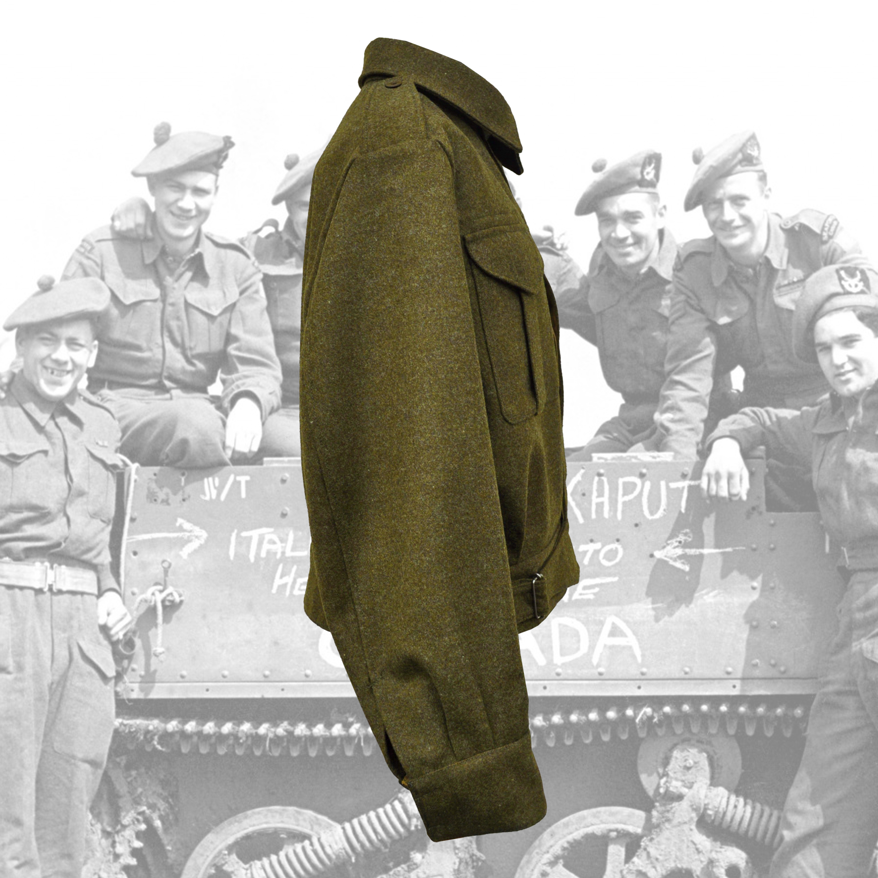 Canadian Battledress Blouse, Serge :: ETO UNIFORMS